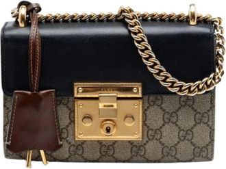 Gucci Sac bandouli&egrave;re S-lock vintage en toile enduite pr&eacute;-poss&eacute;d&eacute; - Femme - Pre-owned - Beige - Taille: ONE Size