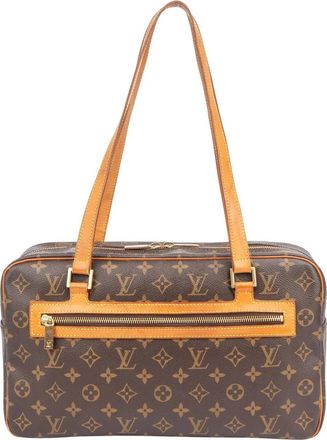 Louis Vuitton Crossbody Bags - Louis Vuitton Canvas Monogram Cite GM Shoulder Bag - Gr. unisize - in Braun - f&uuml;r Damen