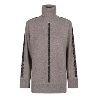 P.A.R.O.S.H. Liller Rollkragenpullover mit langen &Auml;rmeln - - Knitwear - Damen - Grau - XS