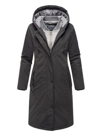 Marikoo Damen Winterjacke Ledalaa mit Kapuze