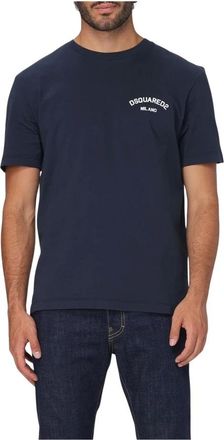 Dsquared2 Homme, Tops, Bleu, Taille: S T-Chemises