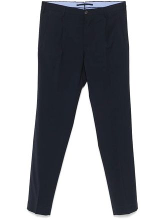 Incotex pantalon skinny fusel&eacute; - Bleu