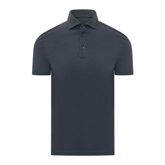 Malo Homme, Tops, Bleu, Taille: XL Polo &agrave; manches courtes