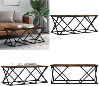 vidaXL Couchtisch R&auml;uchereiche 100x49x40 cm Holzwerkstoff - Couchtisch - Wohnzimmerstil - Holzm&ouml;bel - Esszimmertisch - Dekoration - Home & Living