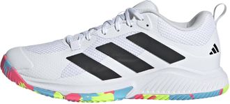 adidas Adidas Damen Court Team Bounce 2.0 Shoes, Cloud White/Core Black/Lucid Lemon, 46 EU