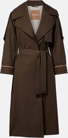 Max Mara Trenchcoat The Cube aus Twill