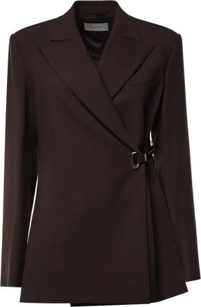 Sportmax Femme, Vestes, Brun, Taille: 34 FR Blazers