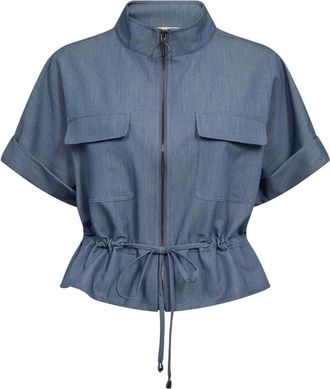 Co'Couture Femme, Vestes, Bleu, Taille: 44 FR Vestes en jean