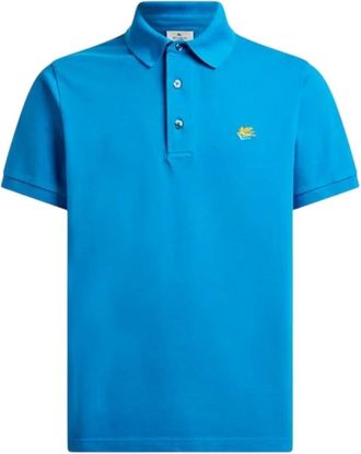 Etro Homme, Tops, Bleu, Taille: M Polo
