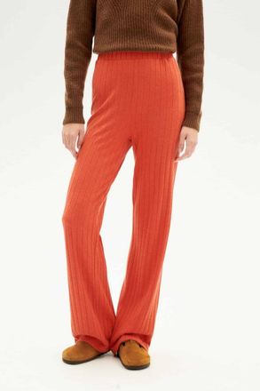 Thinking Mu Thinking MU Damen vegan Hose Dalia Orange Sunset