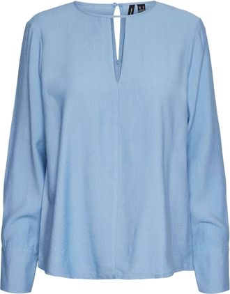 Vero Moda Damen VMSONJA LS TOP WVN GA Langarmbluse, Allure, Small