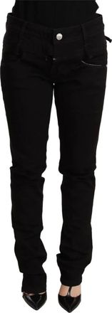 Acht Acht, Femme, Jeans, Noir, Taille: W26 Low Waist Skinny Denim
