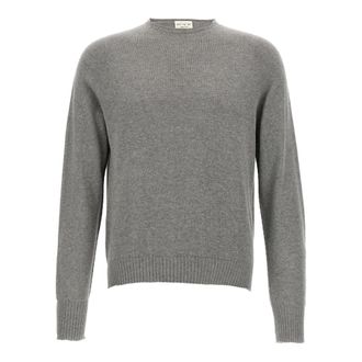 Maryya Cashmere Cotton Sweater - - Knitwear - Herren - Grau - S