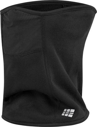 CEP core run thermal neckwarmer, black, unisex, one size