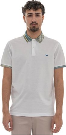 Harmont & Blaine Homme, Tops, Blanc, Taille: 2XL Lrq375 Polo &agrave; Manches Courtes