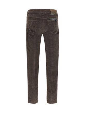 Jacob Cohen Mens Pants Straight-Leg Corduroy F44 Cotton; Modal; Elastane Jean