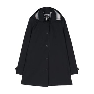 Save The Duck Femme, Manteaux, Bleu, Taille: 38 FR Imperm&eacute;able avril pour femme