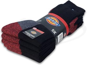 Dickies Herren, Gepolsterte Crew-Socken, Schwarz, 710