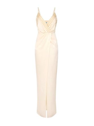 Elisabetta Franchi Robe De Soir&eacute;e - Cr&egrave;me