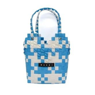Marni Pre-owned Kids Line Diamond Basket Bag - Femme - Pre-owned - Bleu - Taille: ONE Size