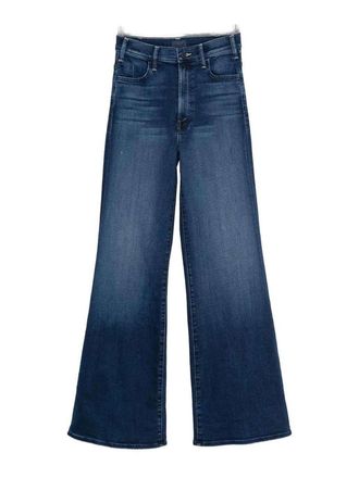 Mother Straight Leg Jeans - Blau