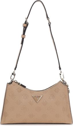 Guess Cresidia Top Zip Shoulder Bag Beige