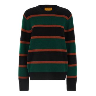 Guest In Residence Stripe Crew Sweater - - Knitwear - Damen - Mehrfarbig - XL