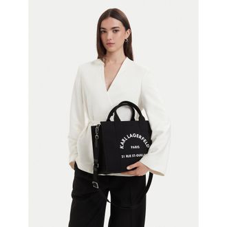 Karl Lagerfeld Handtasche KARL LAGERFELD A1W50010 Schwarz