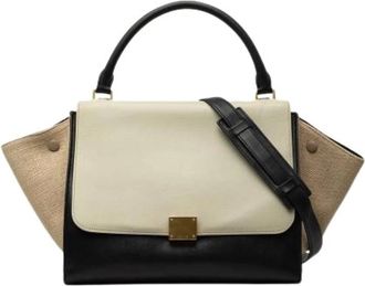 Celine Sac &agrave; main Trapeze Pre-owned - Femme - Pre-owned - Beige - Taille: ONE Size