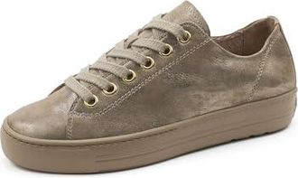 Paul Green Baskets basses Paul pour femme, Beige métallisé 78x, 38.5 EU