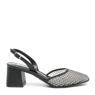 Steve Madden Mesh Flache Schuhe Schwarz Eckige Zehe - - Shoes - Damen - Schwarzk - 37 1/2 EU