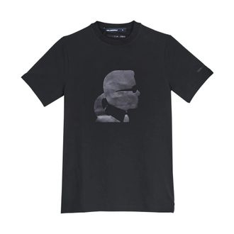 Karl Lagerfeld T-Shirt Karl Kameo - - Tops - Herren - Schwarzk - S