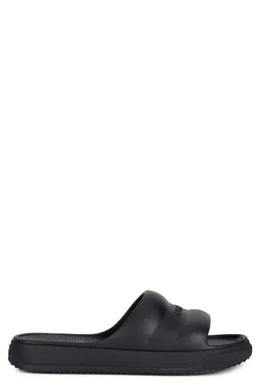 Moncler Rubber Pool Slides Slides - Black