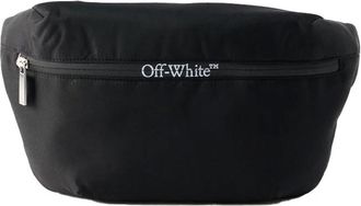 Off-white Homme, Sacs, Noir, Taille: ONE Size Sac Banane &agrave; Imprim&eacute; Logo