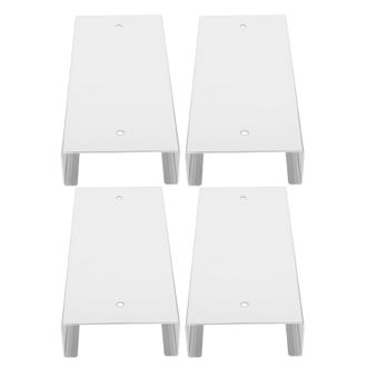 BESPORTBLE Lurrose 4 St&uuml;ck Einmachglasregal aus Metall H&auml;ngender Gl&auml;serhalter f&uuml;r K&uuml;chenaufbewahrung Platzsparend unter Schrank Montierbar Stabiler Einmachglasha