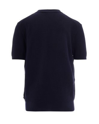 HUGO BOSS Mens Polo Natalo Dark Blue Cotton Shirts T-shirts And Polos