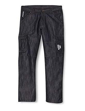 Enzo Jeans Ez08 Jean Coupe Ample, Noir, 30 W/32 L Homme