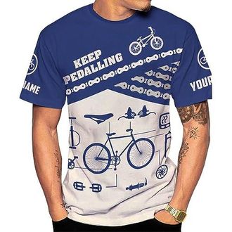 Generic V&eacute;lo 3D Cyclisme Sportswear Tee Shirt Moderne T-Shirt De Sport Classique T-Shirt pour Running Fitness Yoga XL