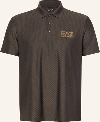 Emporio Armani ea7 Emporio Armani Funktions-Poloshirt braun