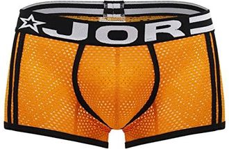 JOR sous-vêtement Hommes - Boxers Homme - Speed Boxer Orange - Orange - 1 x Taille S