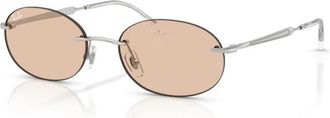 Ray-Ban Randlose ovale Sonnenbrille - - Accessories - unisex - Grau - 54 MM