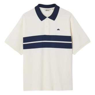 Ellesse Sbarri Poloshirt f&uuml;r Herren (Naturwei&szlig;)
