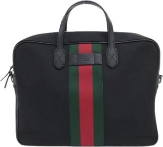 Gucci unisex, Pre-owned, Noir, Taille: ONE Size Sac cabas vintage Pre-owned