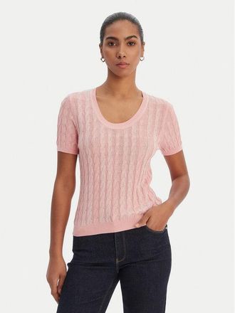 Fracomina Pullover FR26ST7031K547R9 Korallenfarben Regular Fit