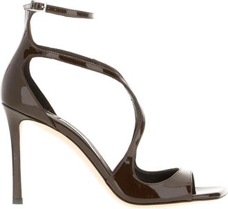 Jimmy Choo London Femme, Chaussures, Brun, Taille: 37 1/2 EU Azia 95 Sandal