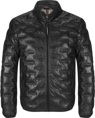 Milestone Lederjacke MSAversa Herren Bikerjacke Jacke Leder klassisch