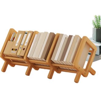 Generico f&uuml;r Schreibtisch, B&uuml;cherregal, einziehbar, aus Holz, dekorativ, f&uuml;r Wohnzimmer, B&uuml;ro, Zuhause, Kinderecke