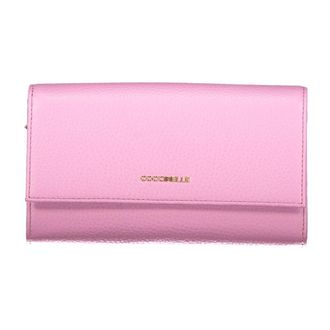 Coccinelle Femme, Accessoires, Rose, Taille: ONE Size Metallic Soft Wallet