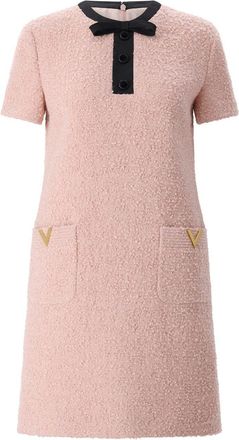 Valentino Kurzes Boucl&eacute;-Kleid