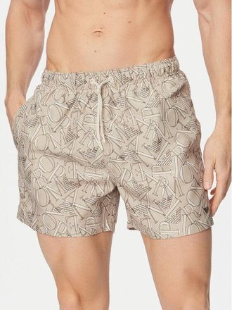 Emporio Armani Badeshorts EM000583 AF20440 F6056 Grau Regular Fit